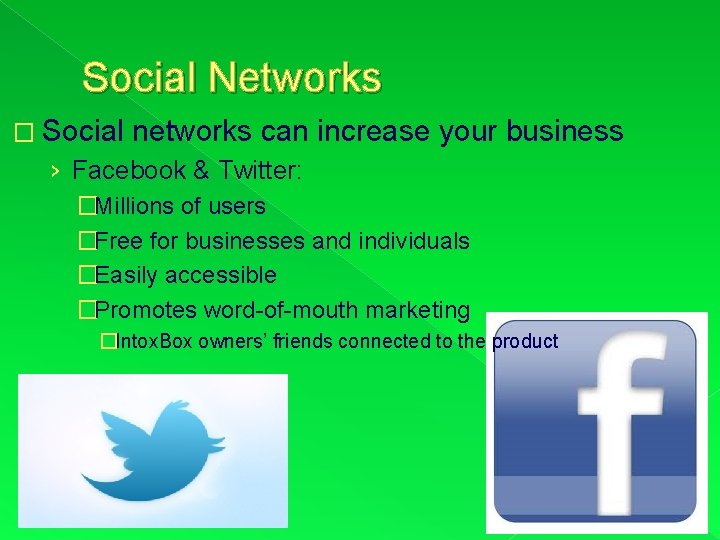 Marketing Strategy for Intox Box Paige Wessels Need