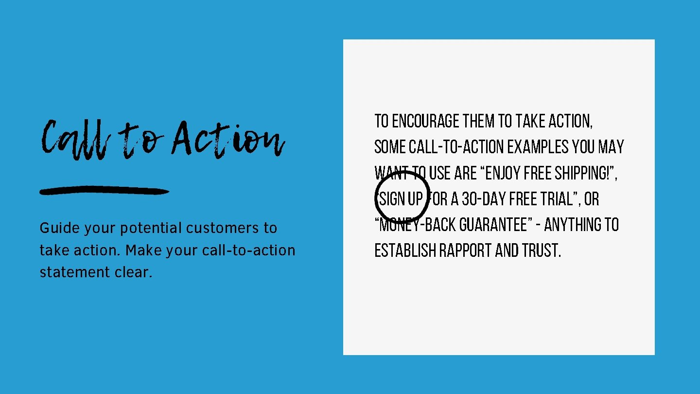 Write your company name below and an intriguing