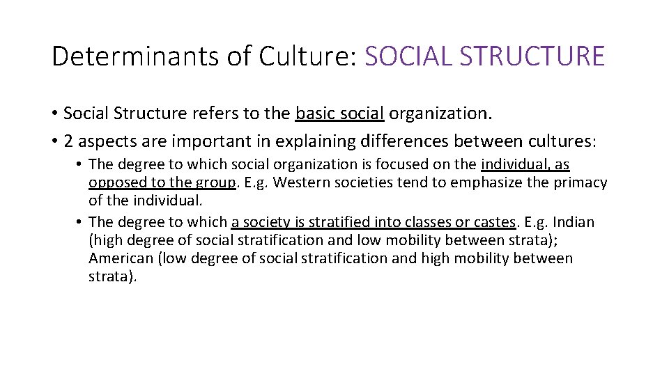 CHAPTER 4 DIFFERENCES IN CULTURE What is Culture
