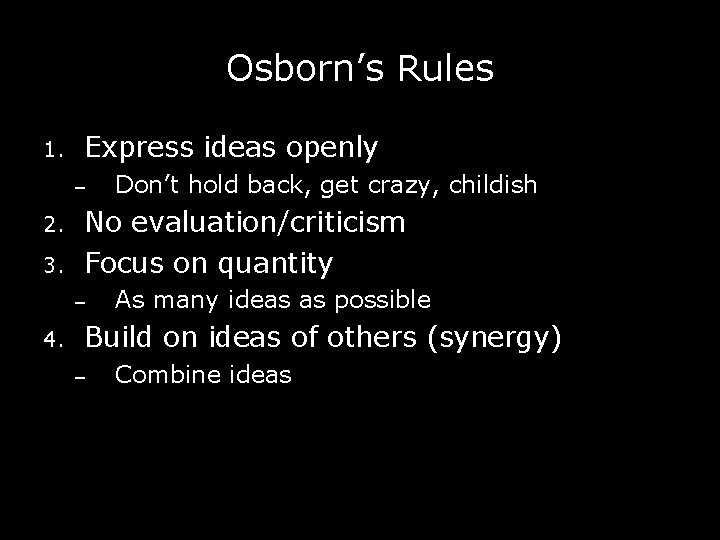 The New Rules of Brainstorming Creative Conspiracy The