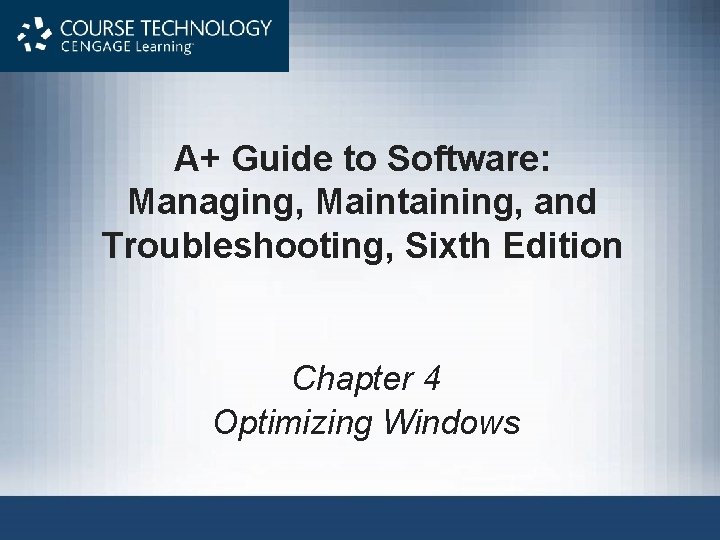 A Guide to Software Managing Maintaining and Troubleshooting