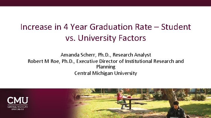 Increase in 4 Year Graduation Rate Student vs