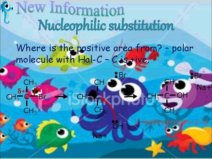 Whats the meaning nucleophillic substitution Ions in solution