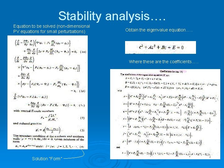 Account of the paper Stability of the Western