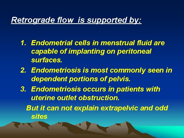 ENDOMETRIOSIS Professor Osman AbdelKareem 2011 Definition of endometriosis