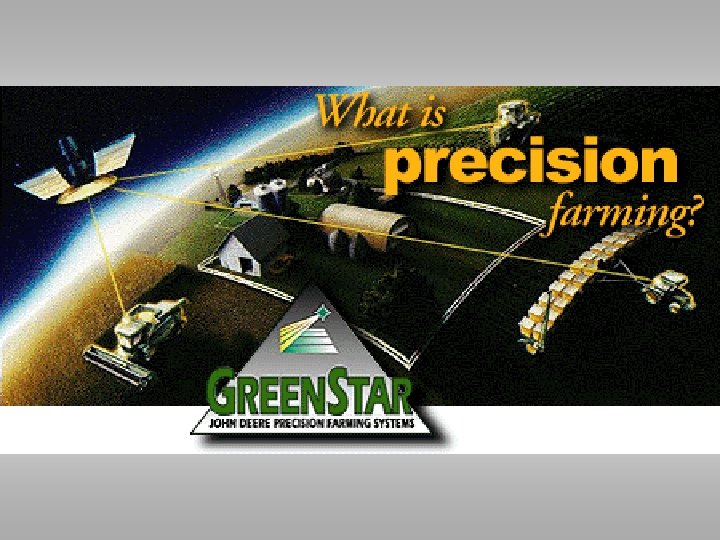 Precision Agriculture GPS Introduction Precision farming managing each