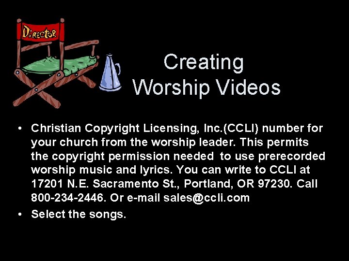 Lights Camera Action Prepared by Natalie Beaman The