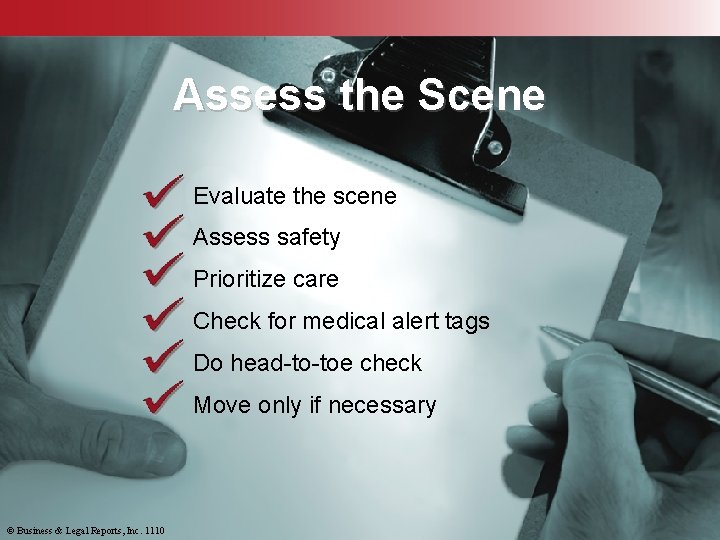 Basic First Aid for Medical Emergencies Session Objectives