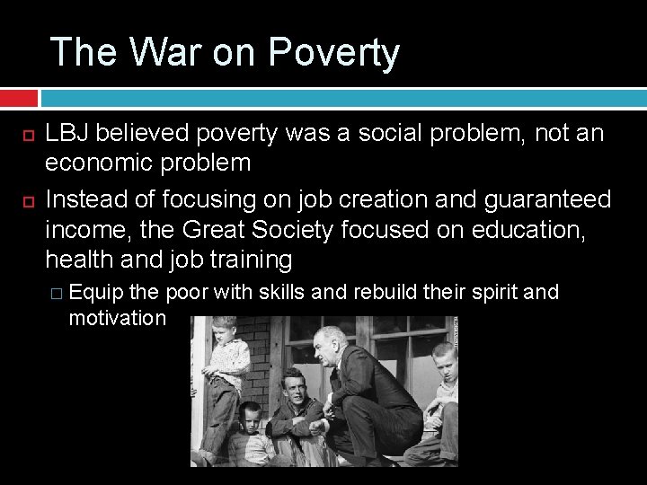 THE GREAT SOCIETY APUSH Spiconardi The Johnson Treatment