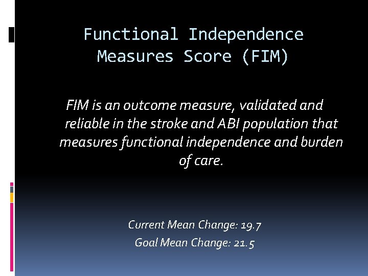 Neurological Rehabilitation TEAM LEADER Clinical Leadership Clinical ...