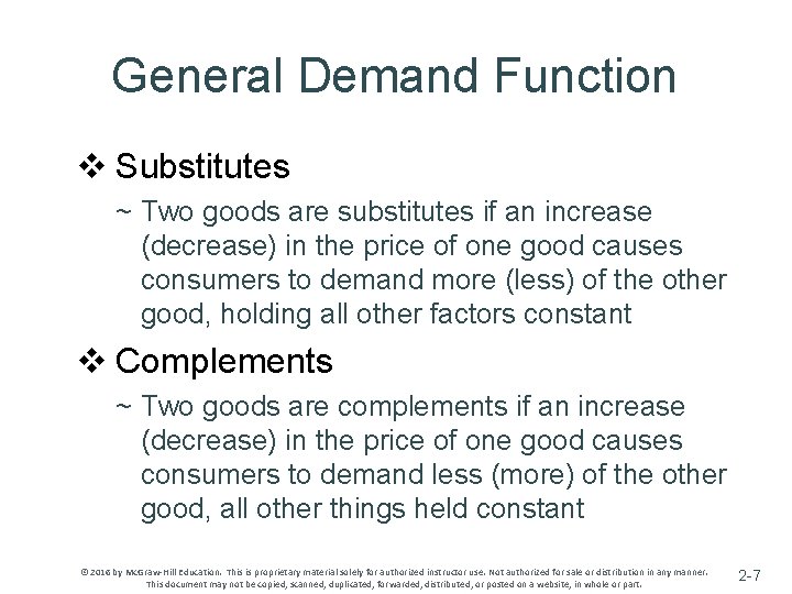 Chapter 2 Demand Supply Market Equilibrium 2016 by