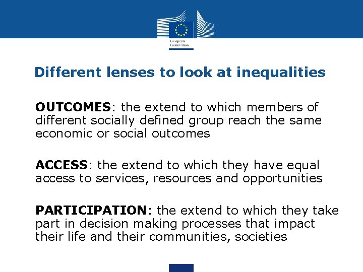 LEAVE NO ONE BEHIND INCLUSION TO TACKLE INEQUALITIES