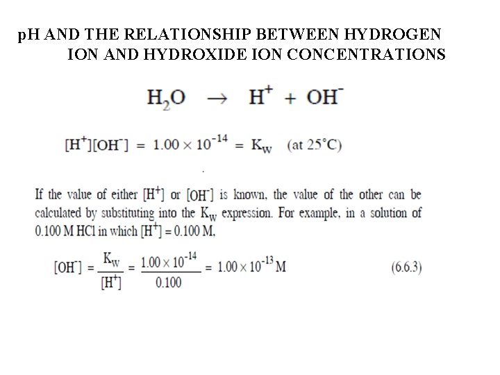 ACIDS BASES AND SALTS THE IMPORTANCE OF ACIDS