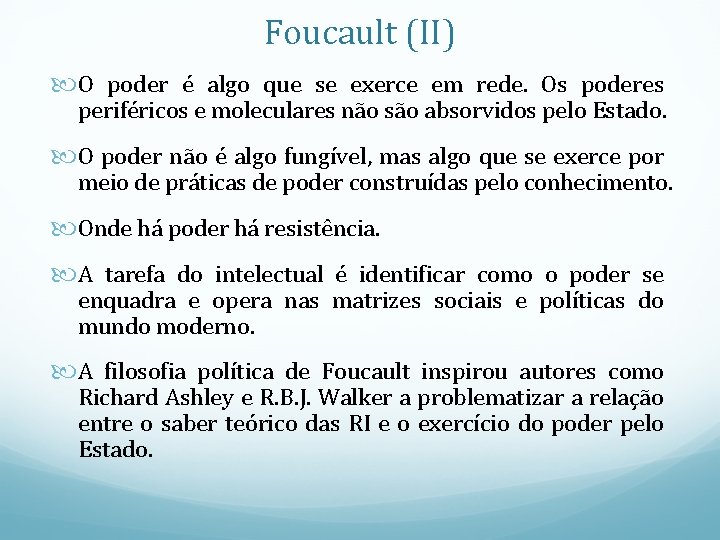 Michel Foucault 1971 1975 e 1979 R B