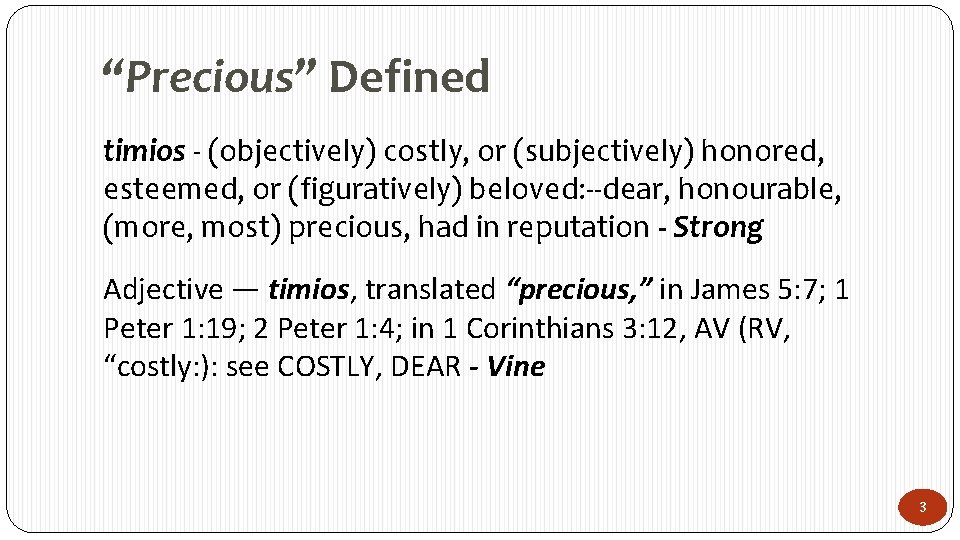 the precious blood of Christ 1 Peter 1