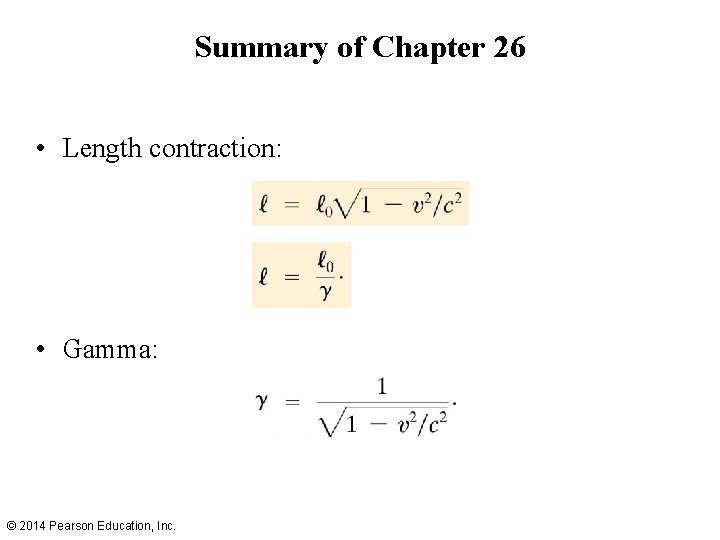 Lecture Power Points Chapter 26 Physics Principles with