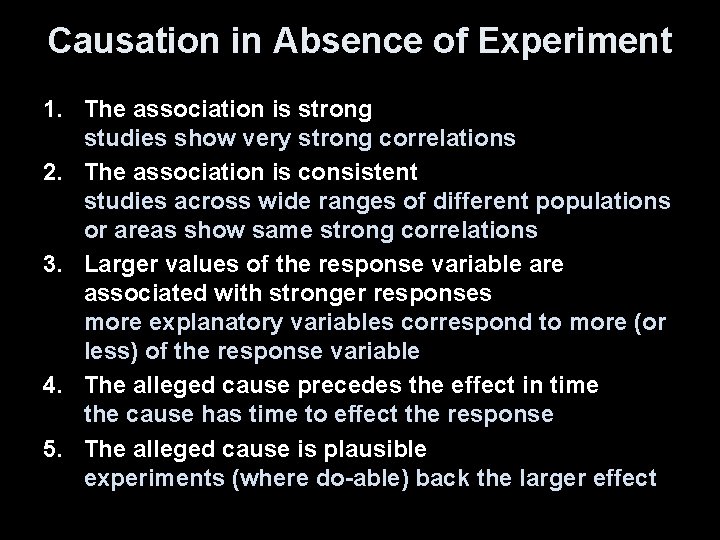Lesson 4 3 Establishing Causation Knowledge Objectives Identify