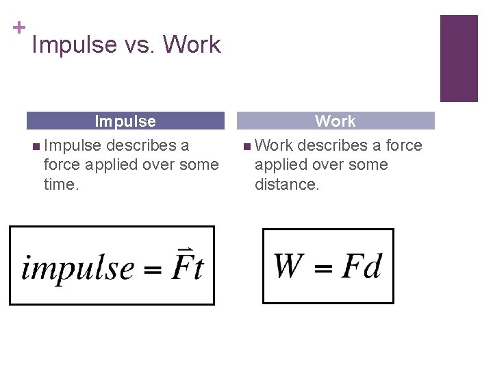 Describing Motion n Position x Velocity v and