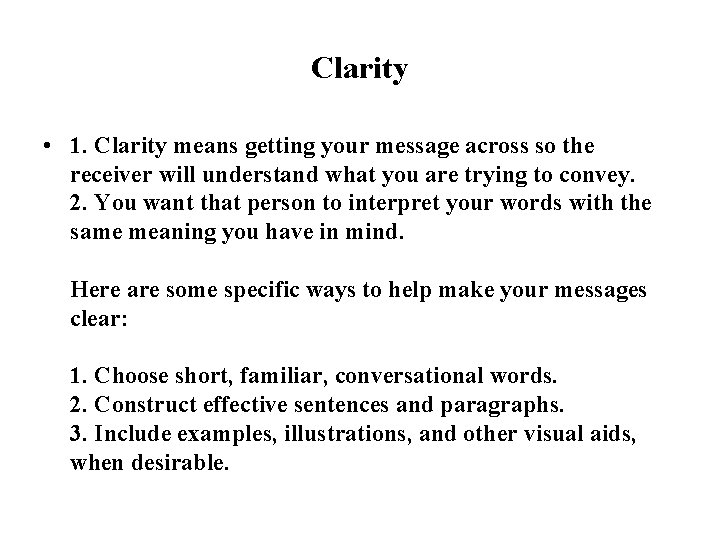 Principles of Business Communication For transmitting effective written