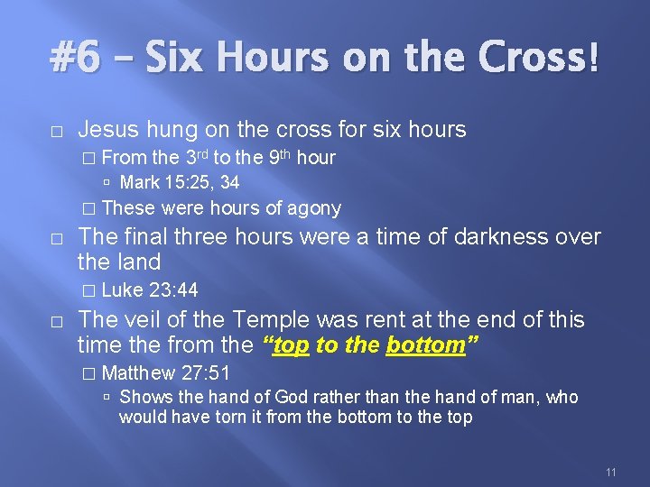 SEVEN FACTS TO REMEMBER ABOUT THE CROSS OF