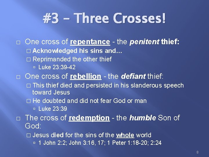 SEVEN FACTS TO REMEMBER ABOUT THE CROSS OF