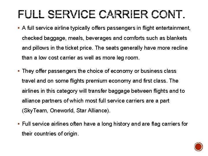 UNIT 22 ONBOARD PASSENGER OPERATIONS WEEK ONE JANUARY