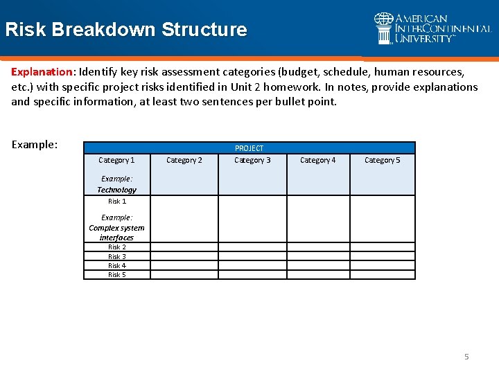 Risk Management Plan Unit 4 Created by First