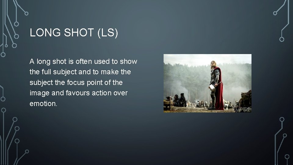 TYPES OF CAMERA SHOTS VERY LONG SHOT VLS