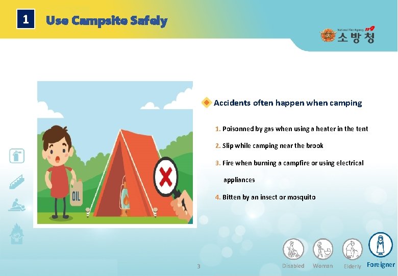 Episode 10 Camping Site Fire Safety Disabled Woman