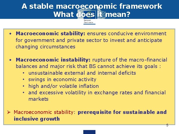 Budget Support Module 2 Eligibility criteria continuation Outline