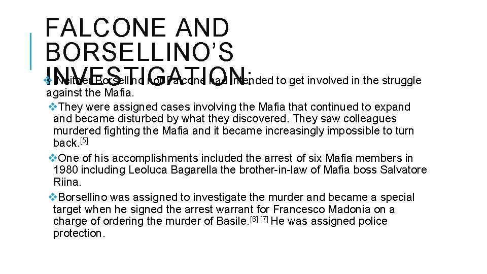 FALCONE AND BORSELLINO THE ANTIMAFIA POOL Meredith La