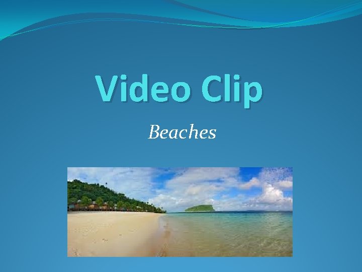 Ecosystem 1 The Beach Brainstorm What are some