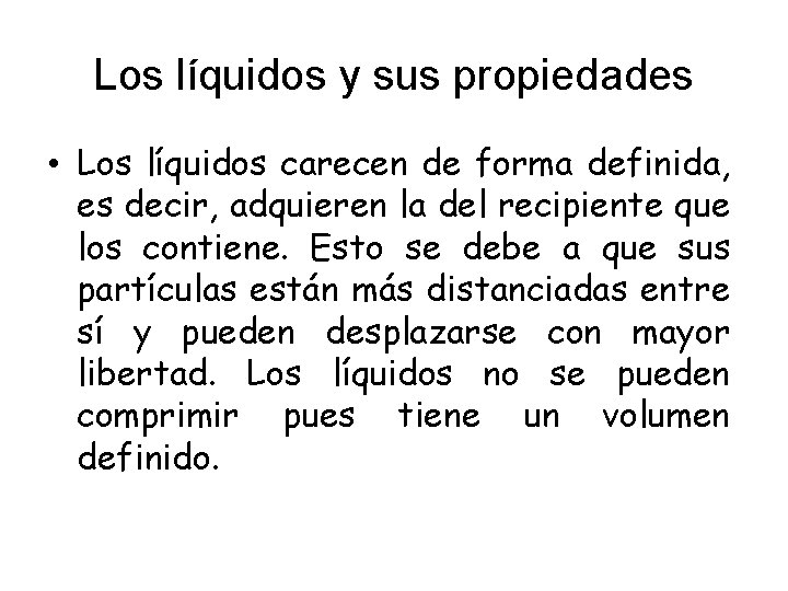 Unidad N 1 Propiedades de la materia Si