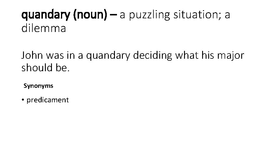 ACT Power Plus Vocabulary Lesson Five fop noun