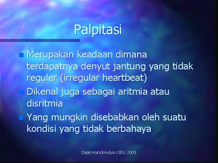 Tanda Gejala Penyakit Kardiovaskuler Oleh Dr Dean Handimulya