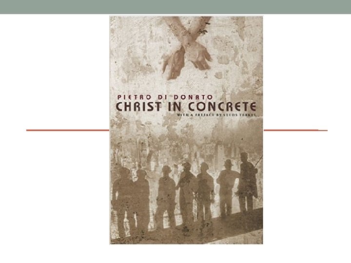 A FRACTURED COMMUNITY Christ in Concrete image of