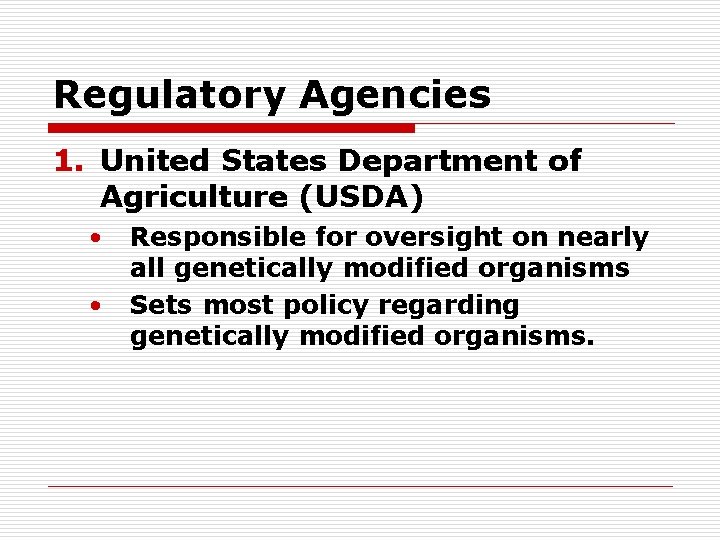 BIOTECHNOLOGY ETHICS Biotechnology II COMPETENCY 16 00 Discuss