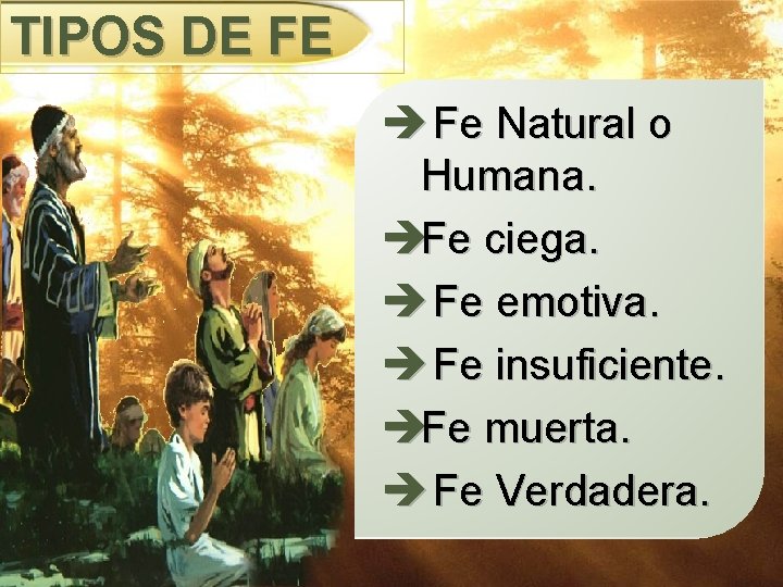 LA FE BIBLICA QUE ES El escritor de
