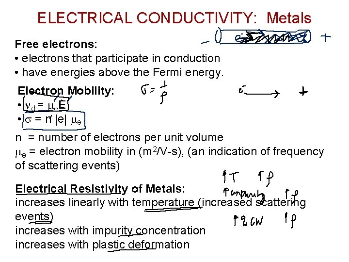 CHAPTER 18 ELECTRICAL PROPERTIES Electrical Conductance and Resistance