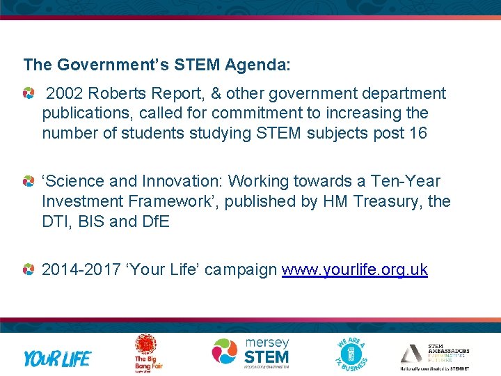 Welcome to your STEM Ambassador Induction Welcome to