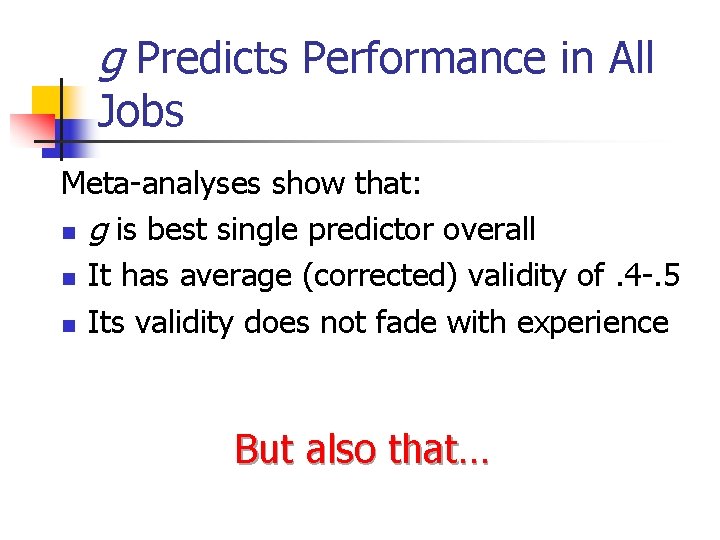 Life Death and Intelligence Linda S Gottfredson University