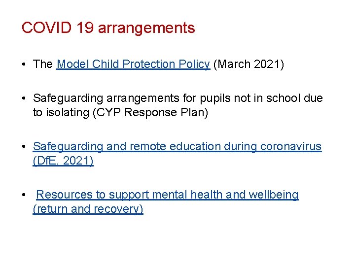 Safeguarding Forums for Schools Spring 2021 Jo Barclay