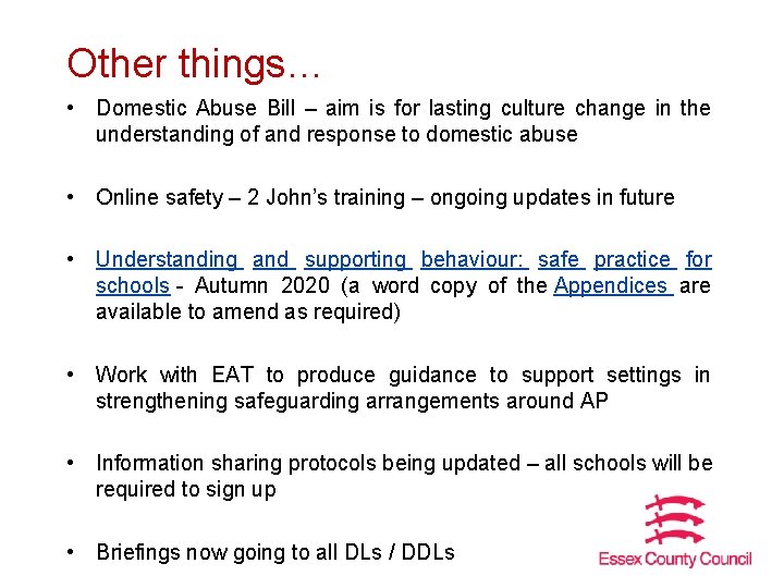 Safeguarding Forums for Schools Spring 2021 Jo Barclay