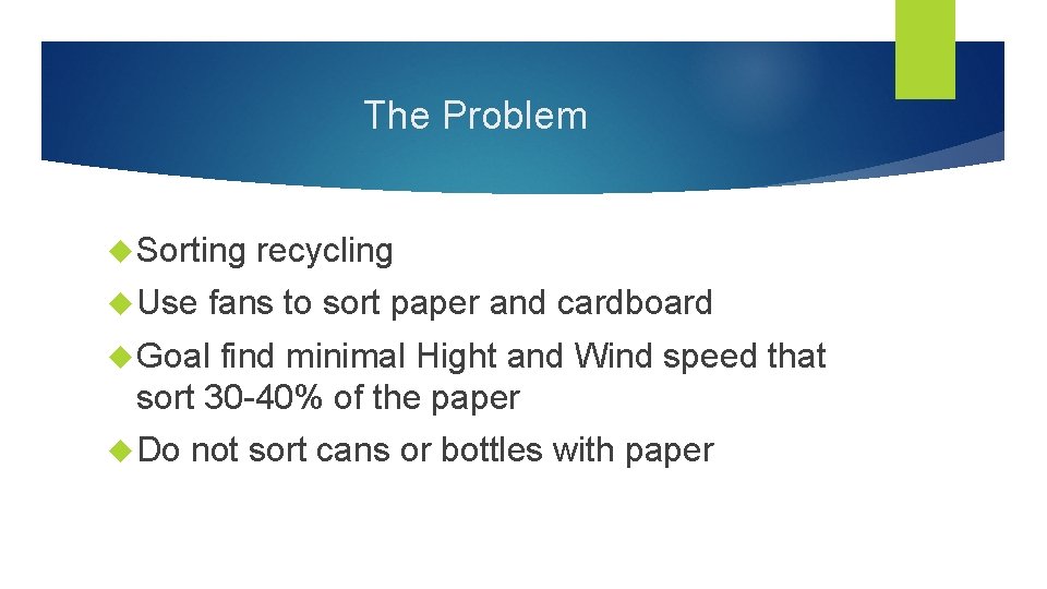 Paper Sorting Problem TEAM NUMBER 36 Contents The