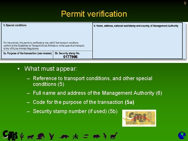 1 Permit verification Convention on International Trade in