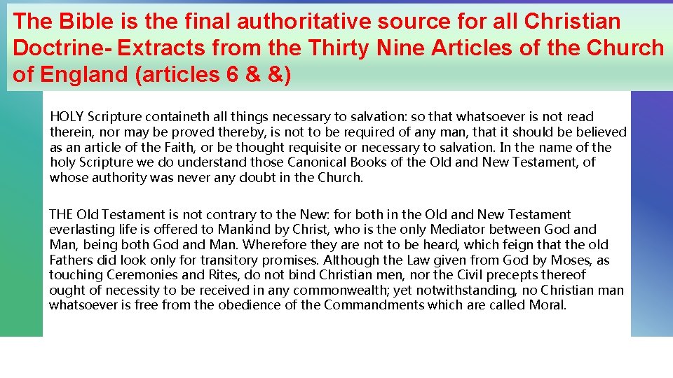 Basic Christian Doctrine Introduction to the Study of