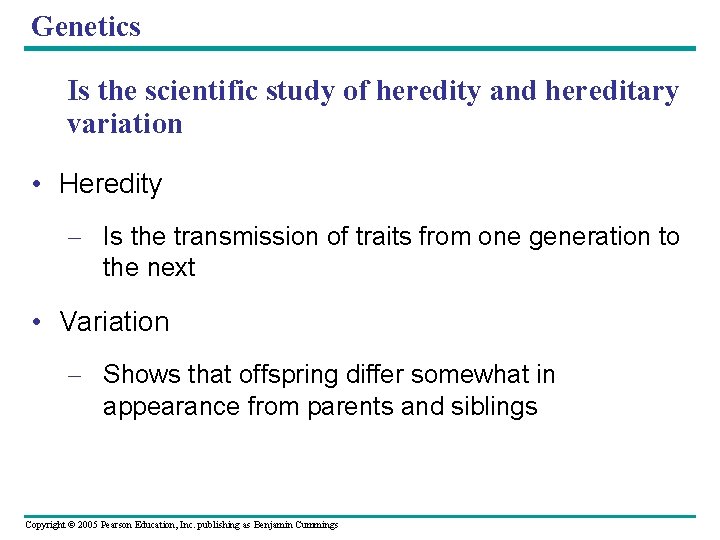 Chapter 13 Meiosis and Sexual Life Cycles Copyright