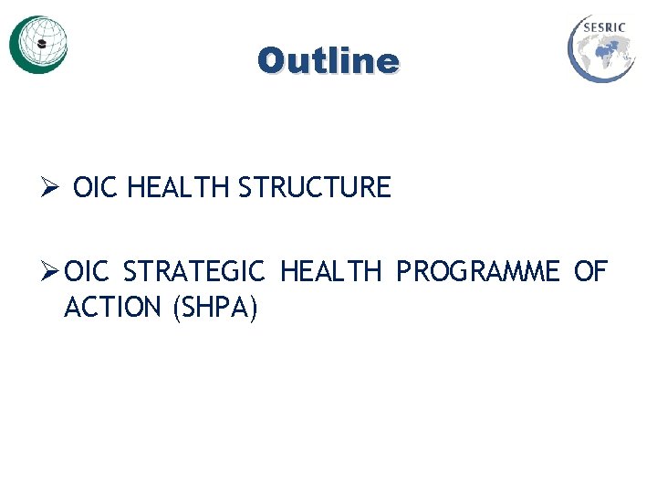 OIC Strategic Health Program of Action 2014 2023
