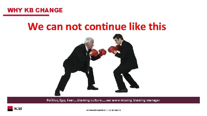 16 9 2019 KB TRANSFORMATION Journey to Agile