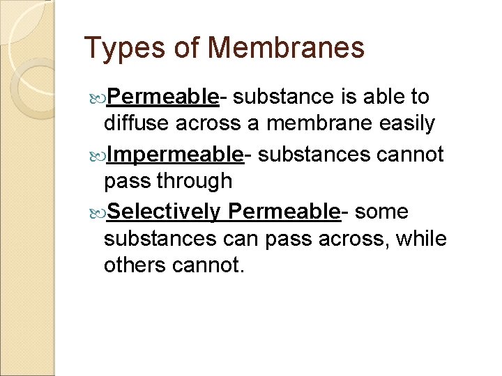 Diffusion and Osmosis Academic Biology Notes Cell Boundaries